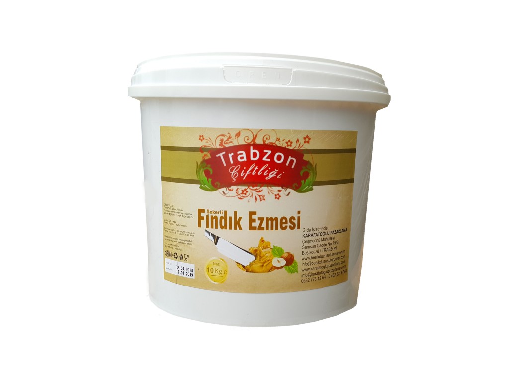 TRABZON ÇİFTLİĞİ 10 KG FINDIK EZMESİ
